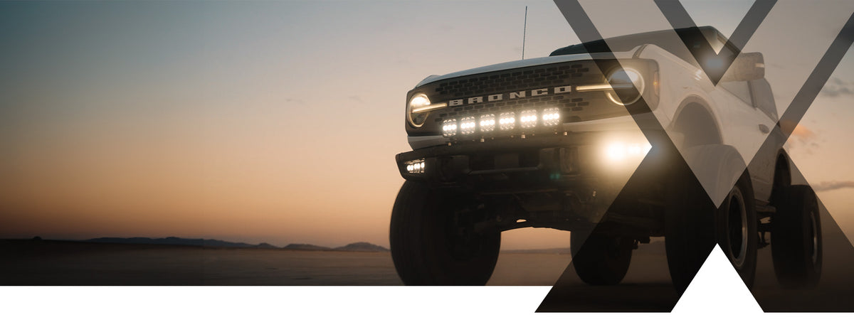 Vision X Off-Road LED Auxiliary Driving Lights and Light Bars