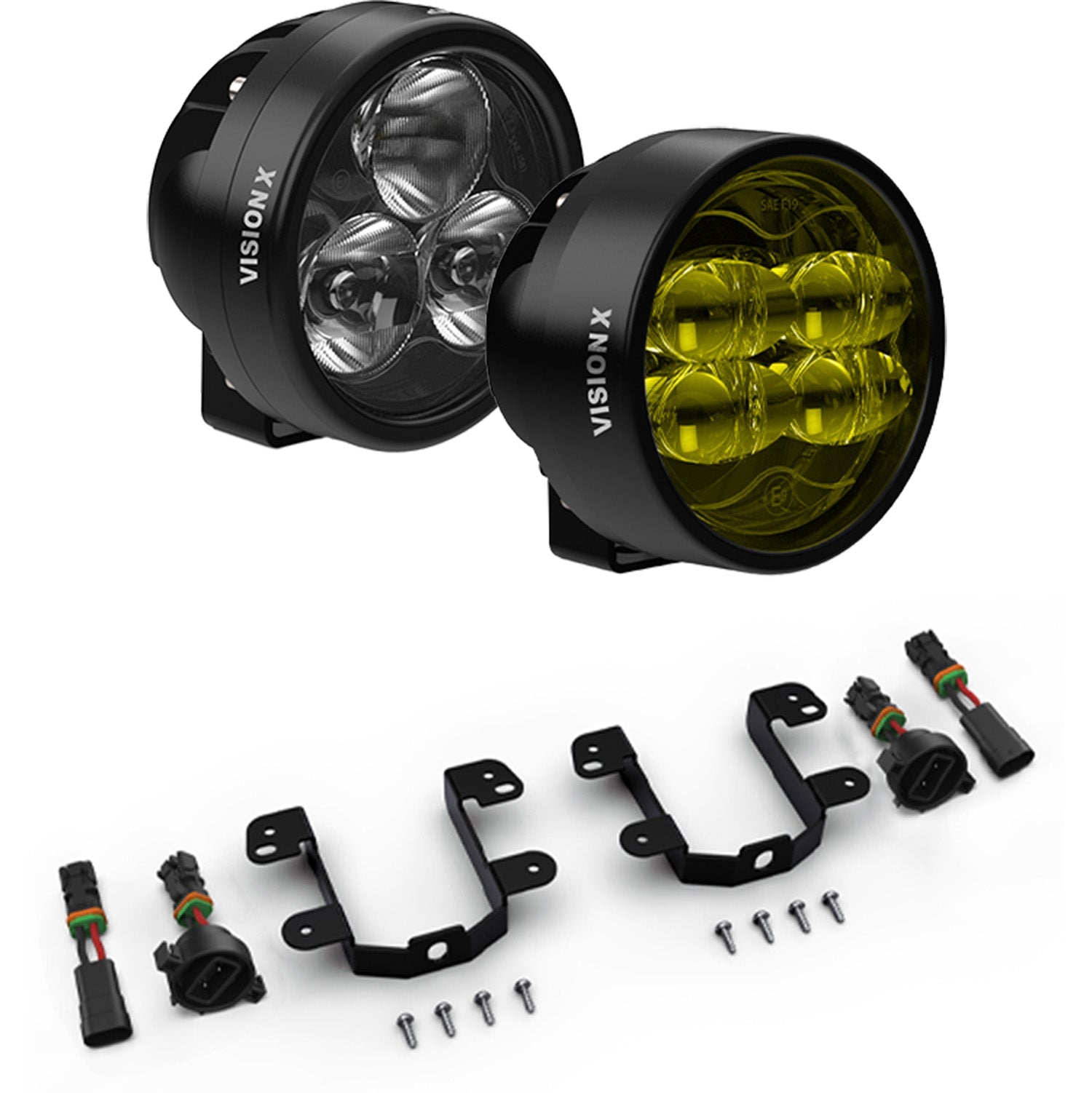 CR-Series Performance LED Fog Light Upgrade Kit - Jeep Wrangler JK, JL