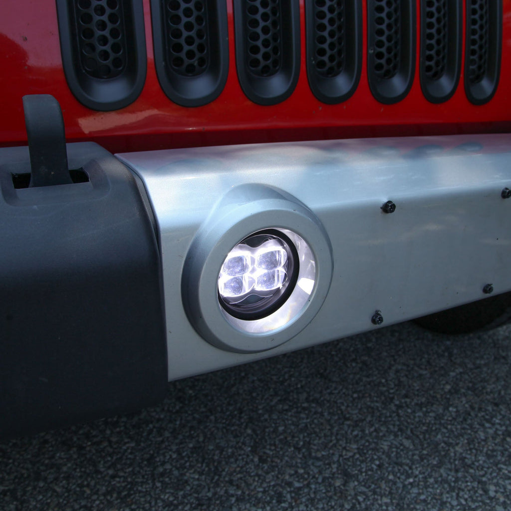 CR-Series Performance LED Fog Light Upgrade Kit - Jeep Wrangler JK, JL ...