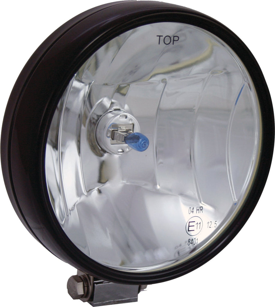 6" Round Black 100 Watt Halogen Off Road Lights with Covers and Harnes ...