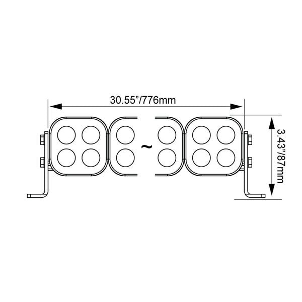 30" Unite Modular LED Light Bar - Preconfigured – Vision X Off-Road